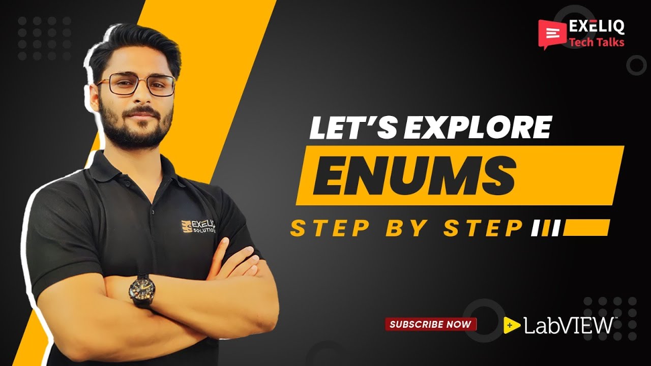 Learn About Enums In Labview Exeliq Labview Beginner Course Labview