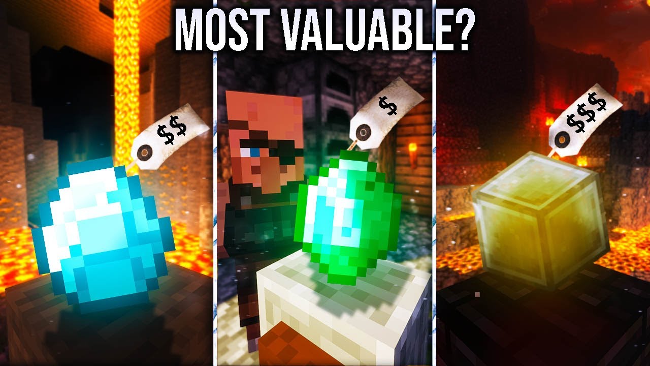 What Is The Most Valuable Item In Minecraft Youtube