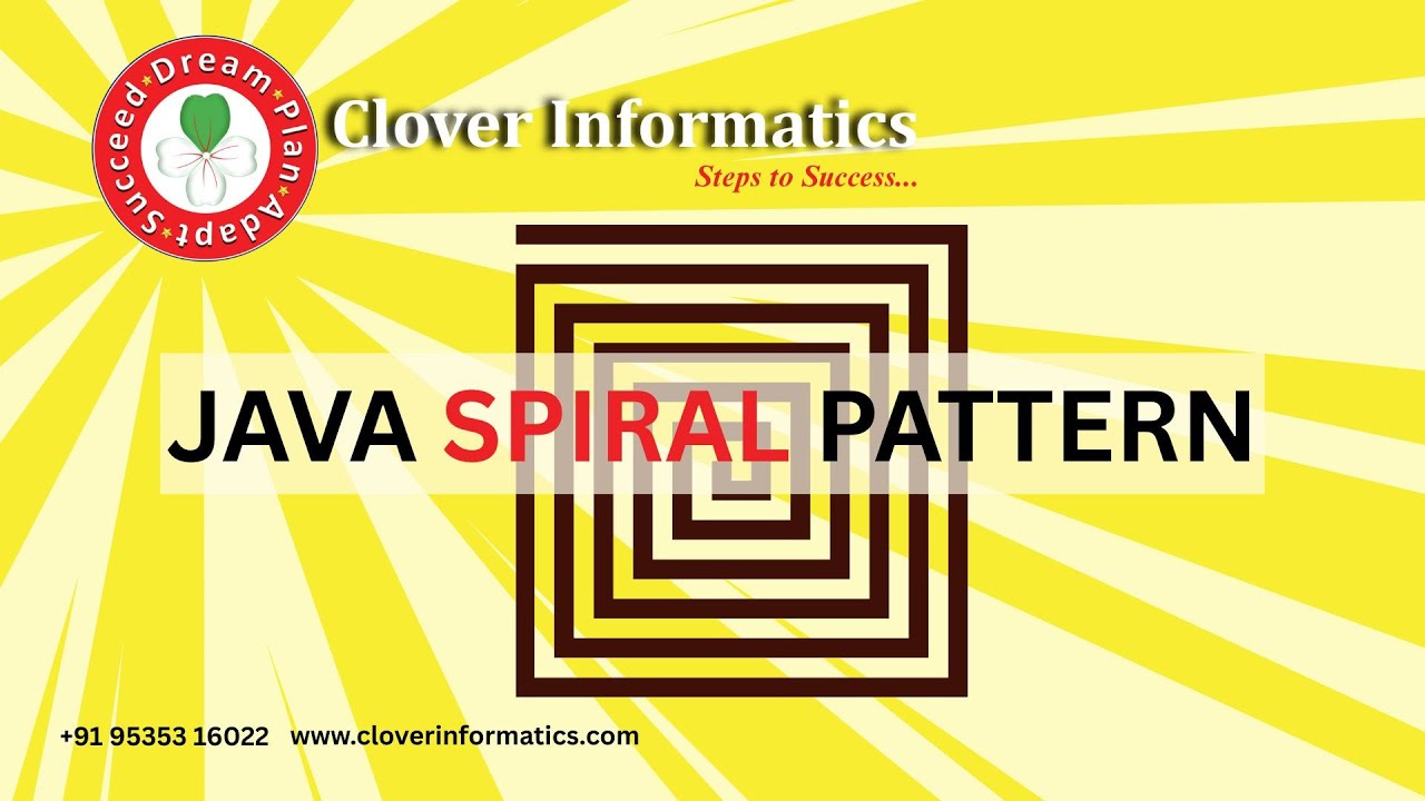 Want To Print Numbers In A Spiral Pattern Here S A Java Program That