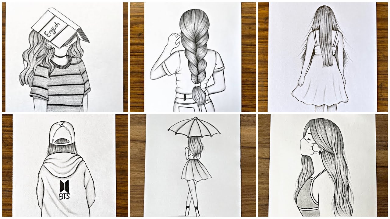 Beautiful Drawing Ideas For Beginners How To Draw A Beautiful Girl