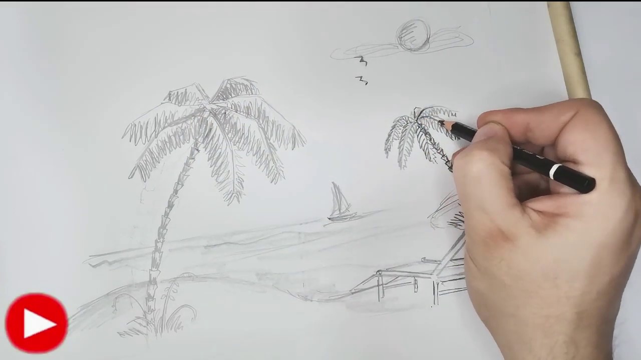Disegnare Una Palma Tutorial Youtube