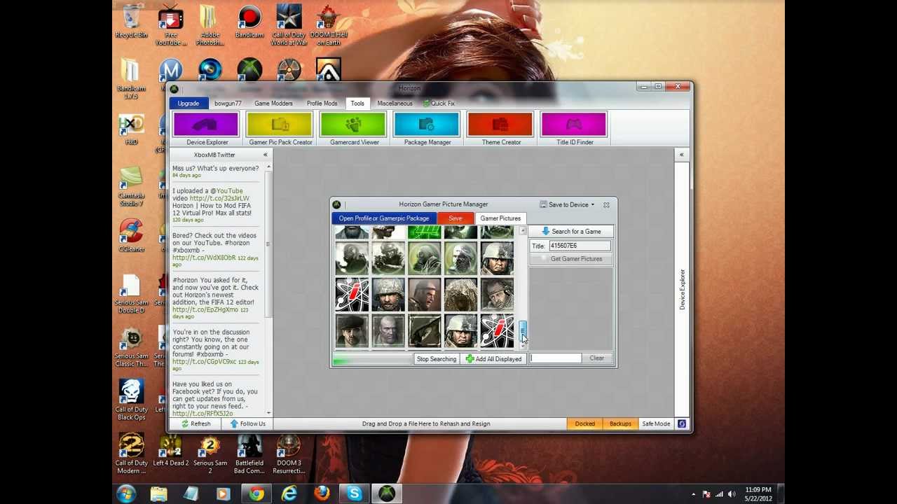 How To Create A Gamerpic Package For Xbox 360 Horizon Youtube