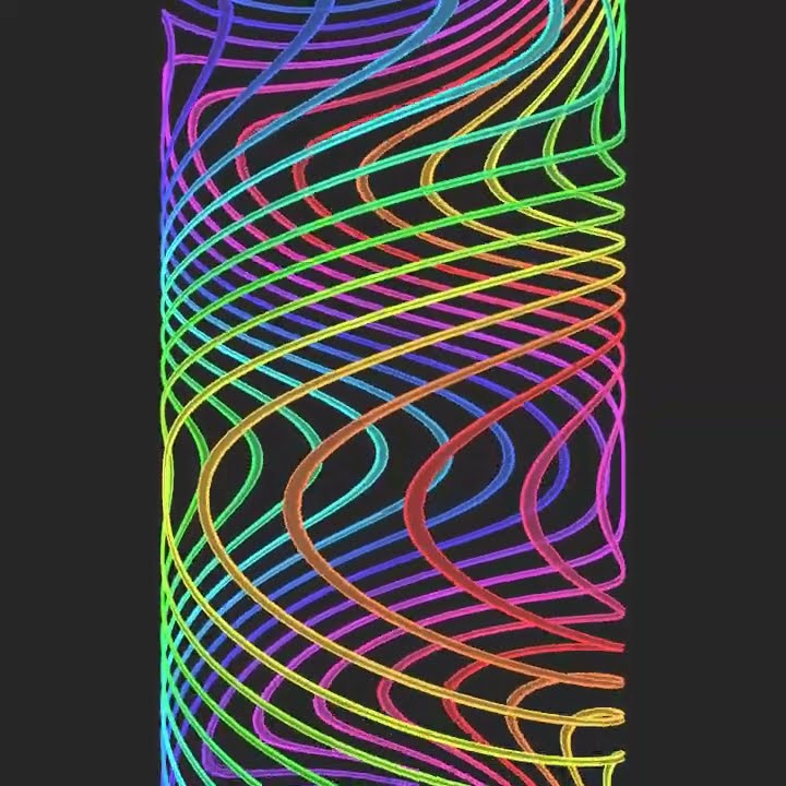 Multi Color Openframeworks Programming Creativecoding Youtube