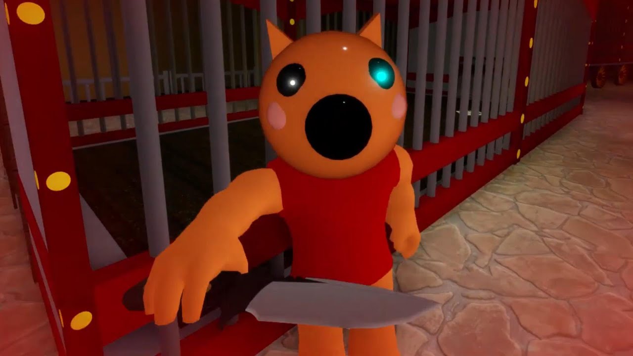 Foxy Jumpscare Kill Sound Roblox Piggy Youtube