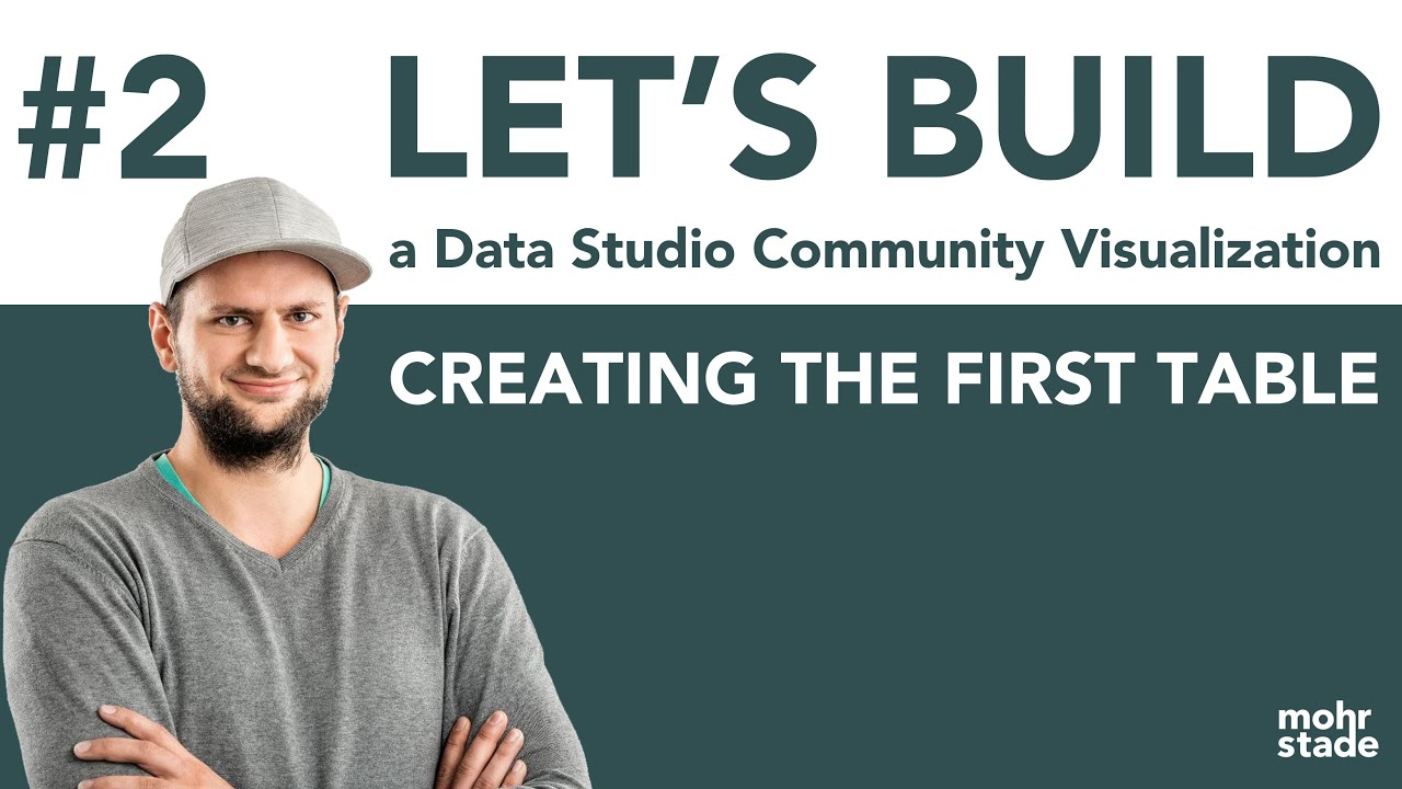 2 Let S Build A Data Studio Community Visualization Creating The