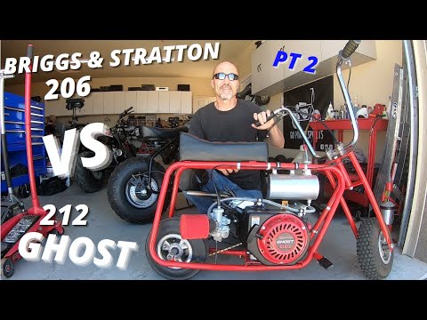 212 Ghost Vs 206 Briggs Stratton Pt2 Youtube