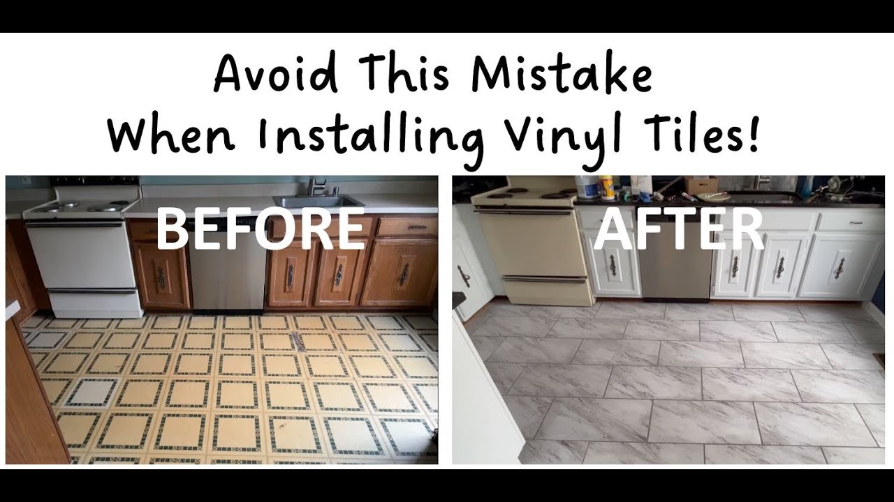 How To Install Peel And Stick Tiles On Kitchen Floor Youtube