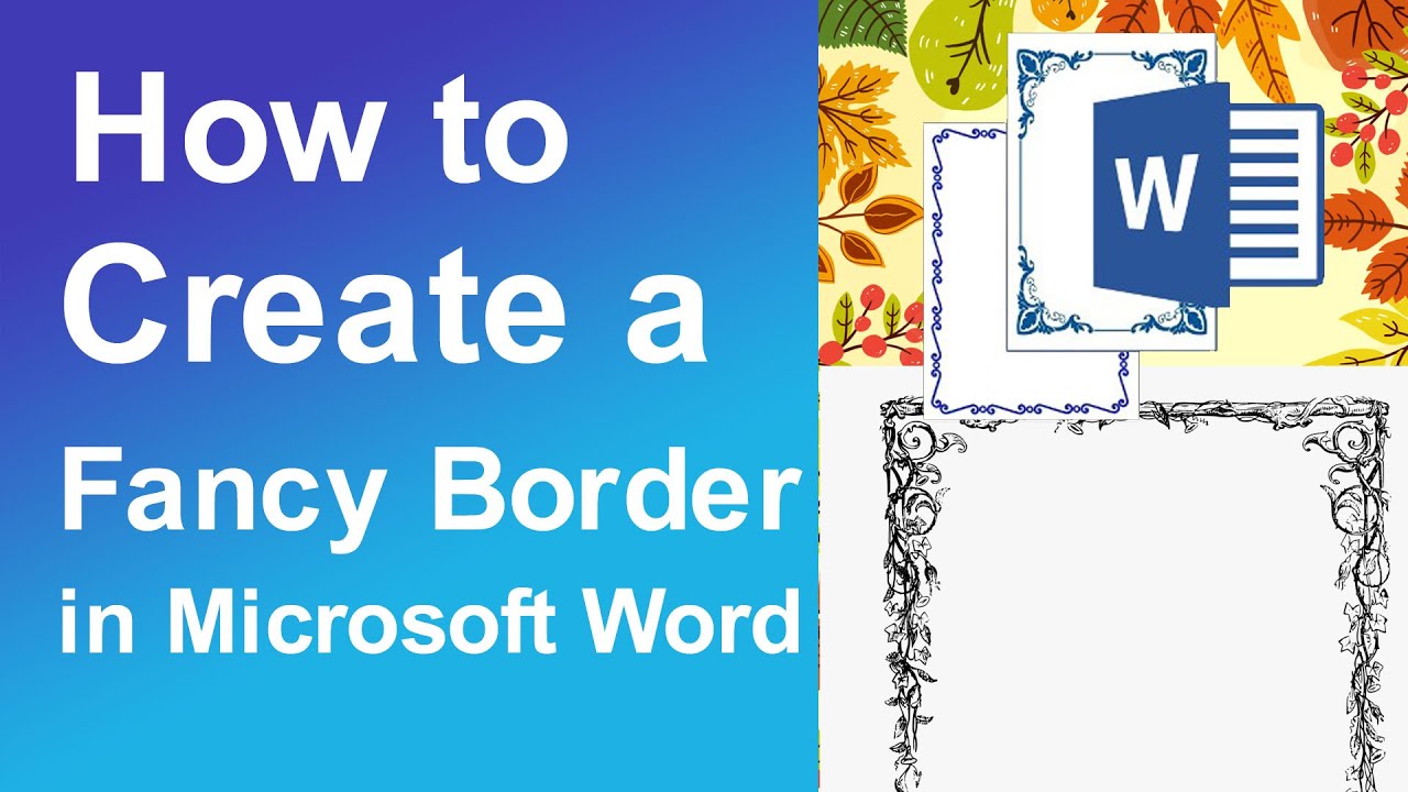 How To Put A Fancy Border Around Text In Word Infoupdate Org