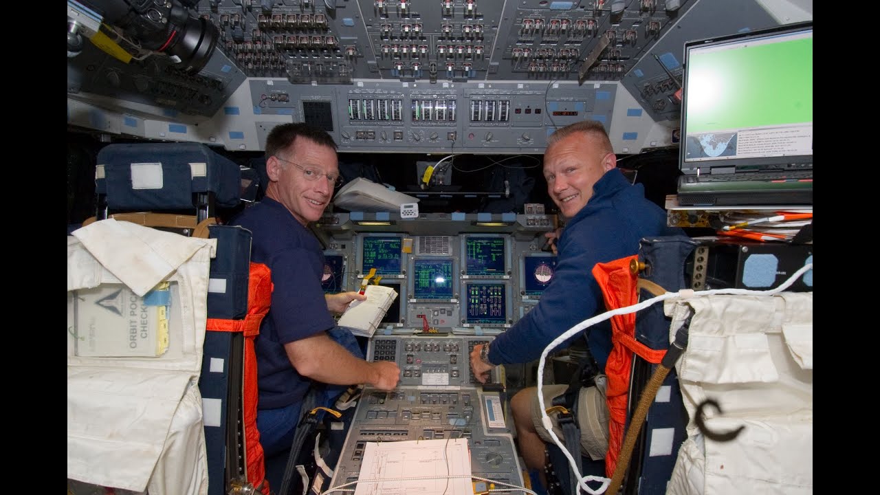 Sts 135 Flight Day 2 Tps Survey No Comms Youtube