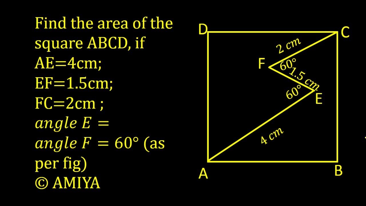 Can You Solve This Geometry Problem Youtube