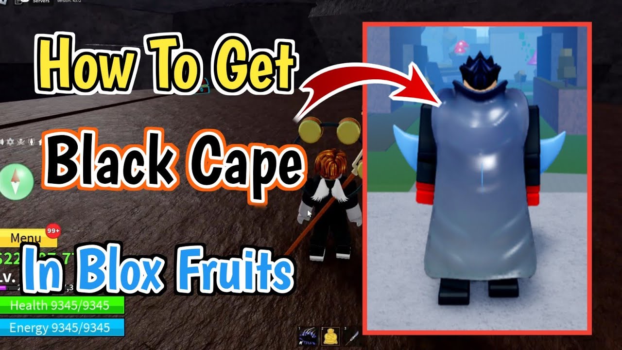 How To Get Black Cape In Blox Fruits Black Cape Location In Blox