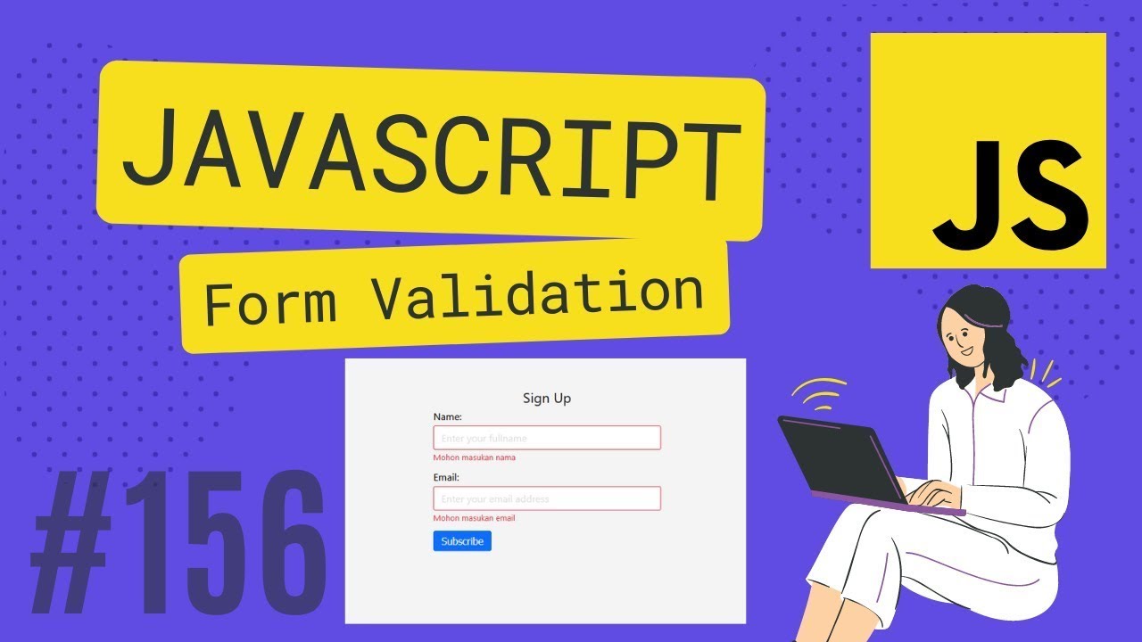 Javascript Tutorial 156 From Validation Youtube