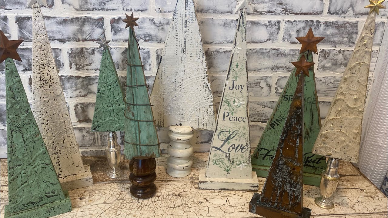Diy Scrap Wood Trees Youtube