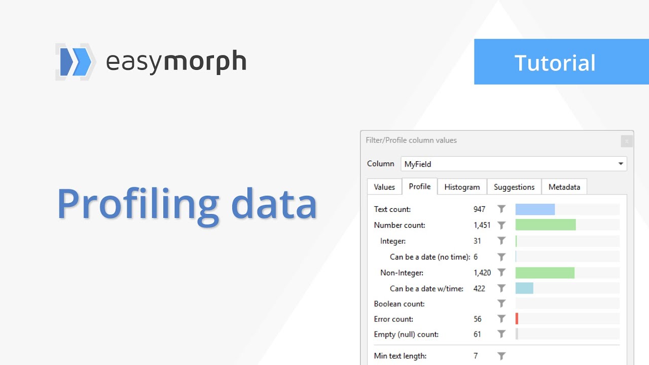 Profiling Data In Easymorph Youtube