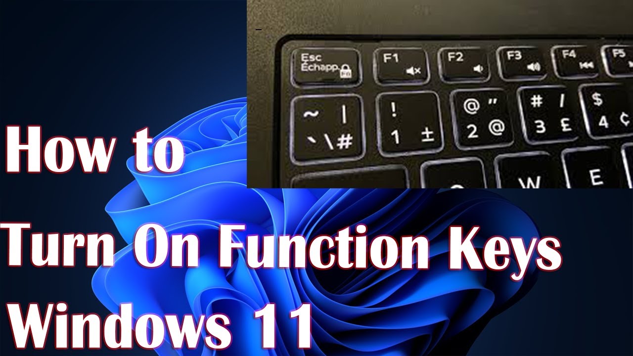 Enable Or Disable Function Keys In Windows 11 How To Youtube