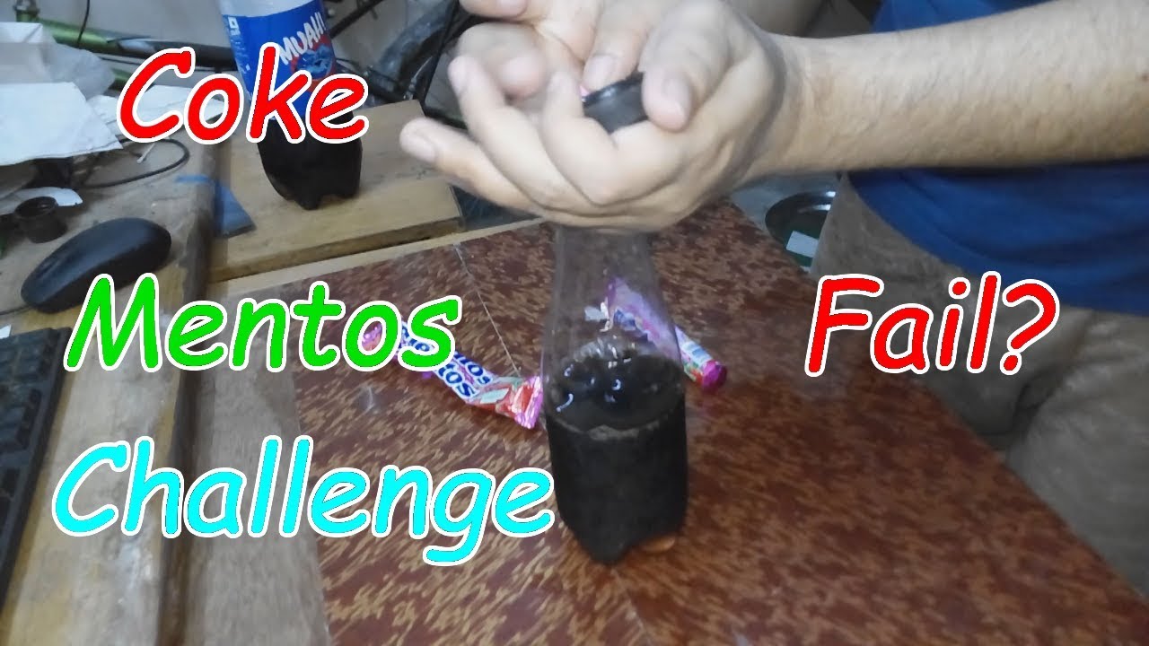 Mentos And Coke Gone Wrong