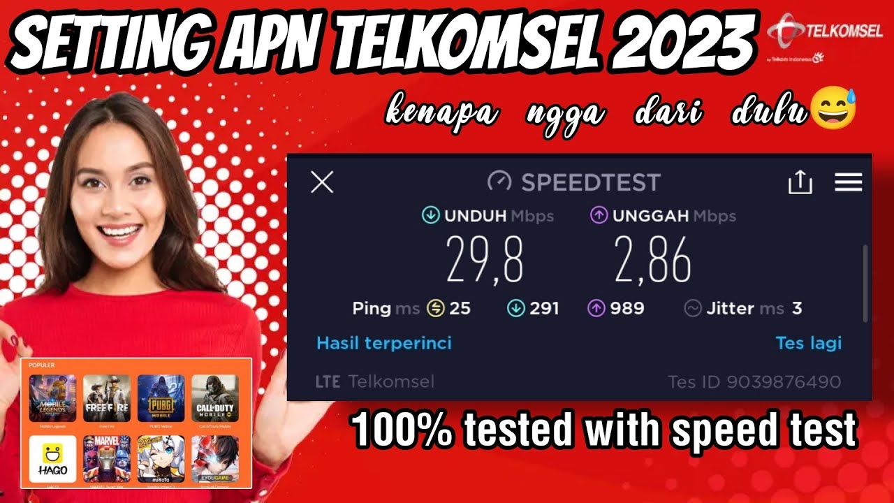 Setting Apn Telkomsel 4g Tercepat 2023 Tested Youtube