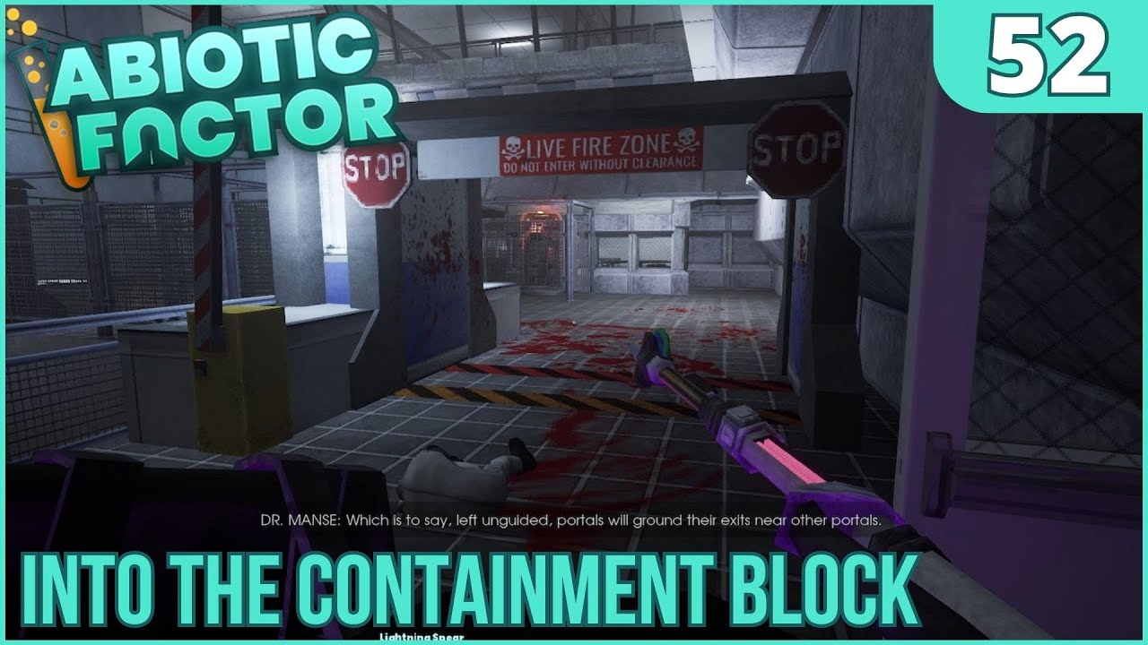 Abiotic Factor Ep 51 Getting Into The Containment Block Youtube