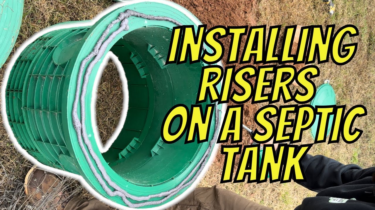 Septic Tank Riser Installation Easy Diy Youtube