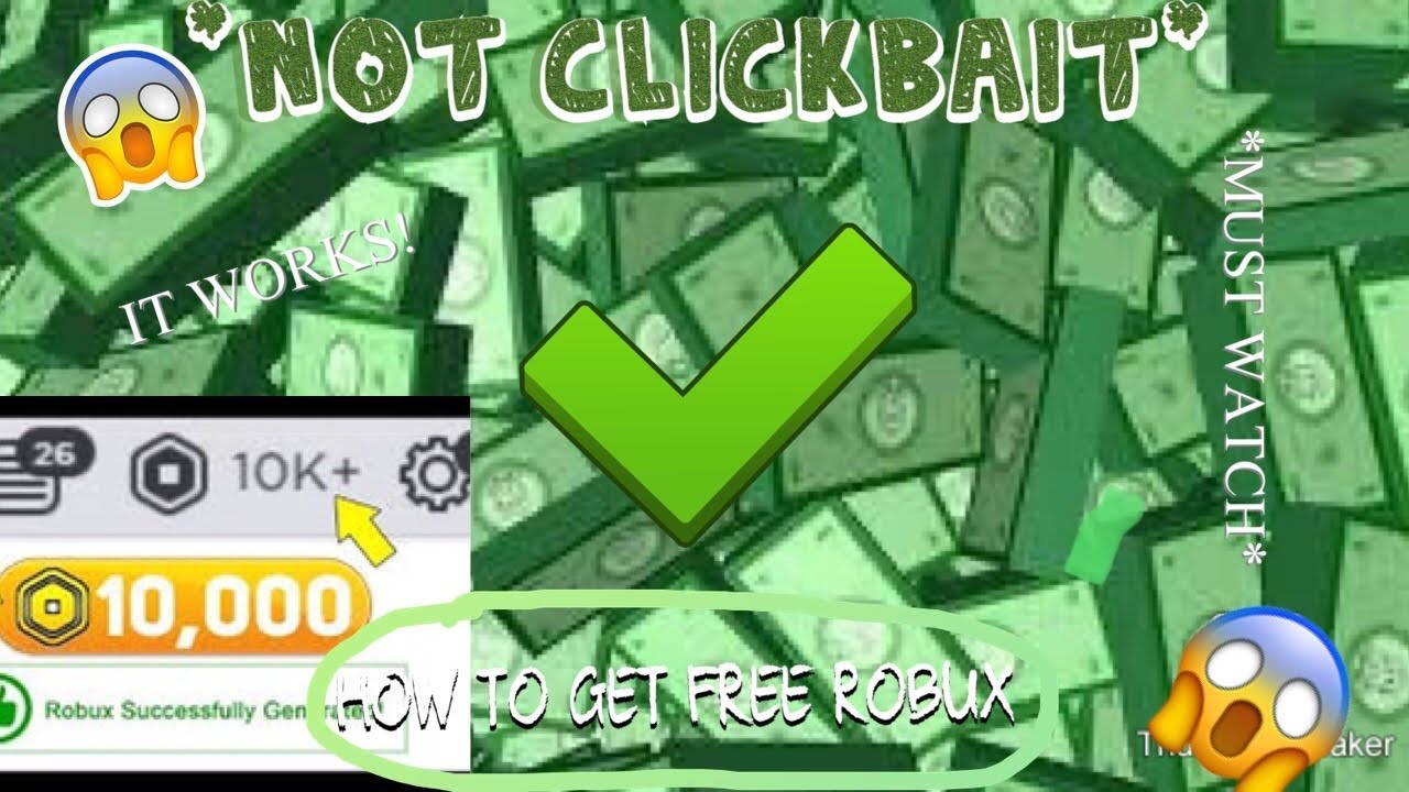 How To Get Free Robux Easy Version Youtube