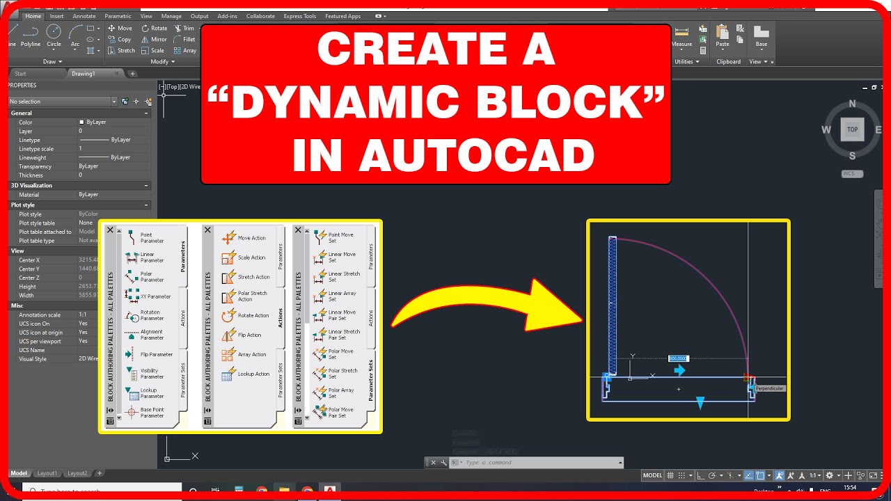 Autocad Dynamic Block Definition Create Door Dynamic Blocks Most