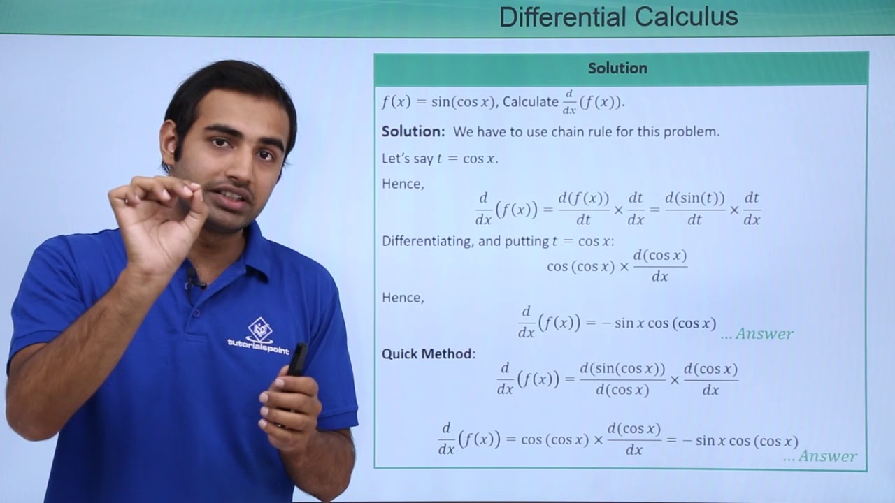 Class 11th Differential Calculus Problem Example 2 Vectors And