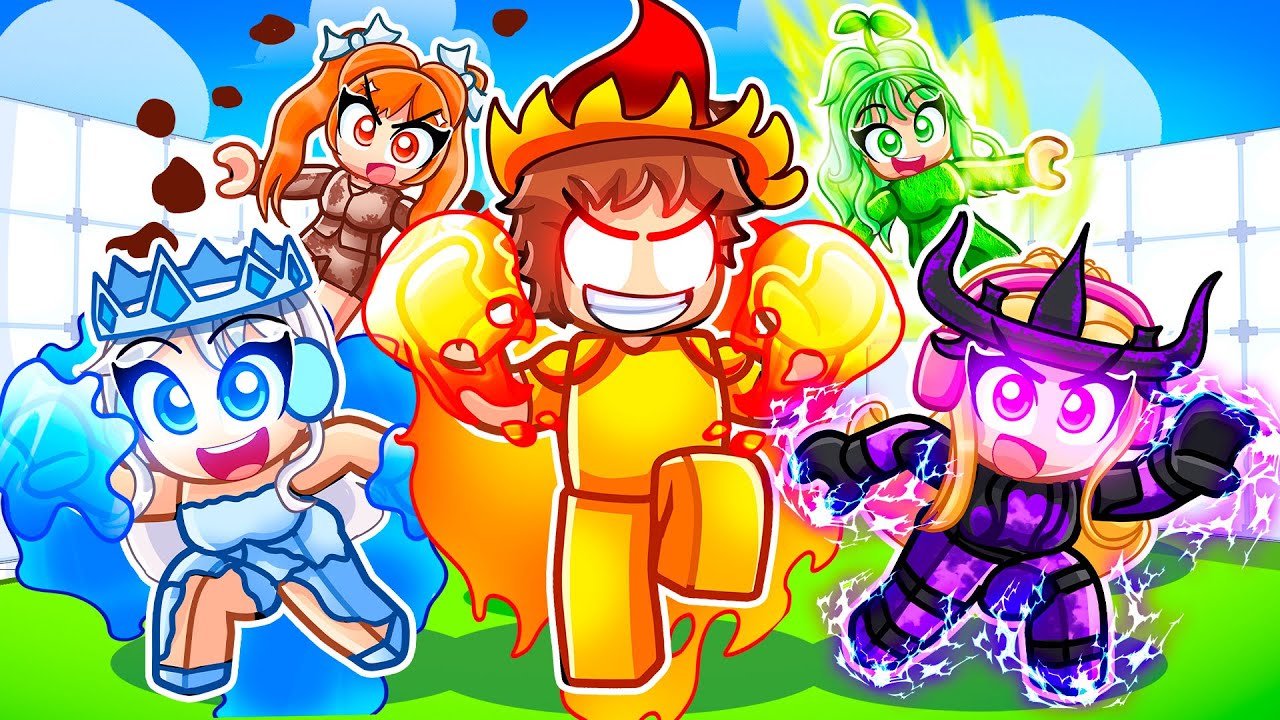 Techy Gets Elemental Powers In Roblox Rivals With My Crazy Fan Girls