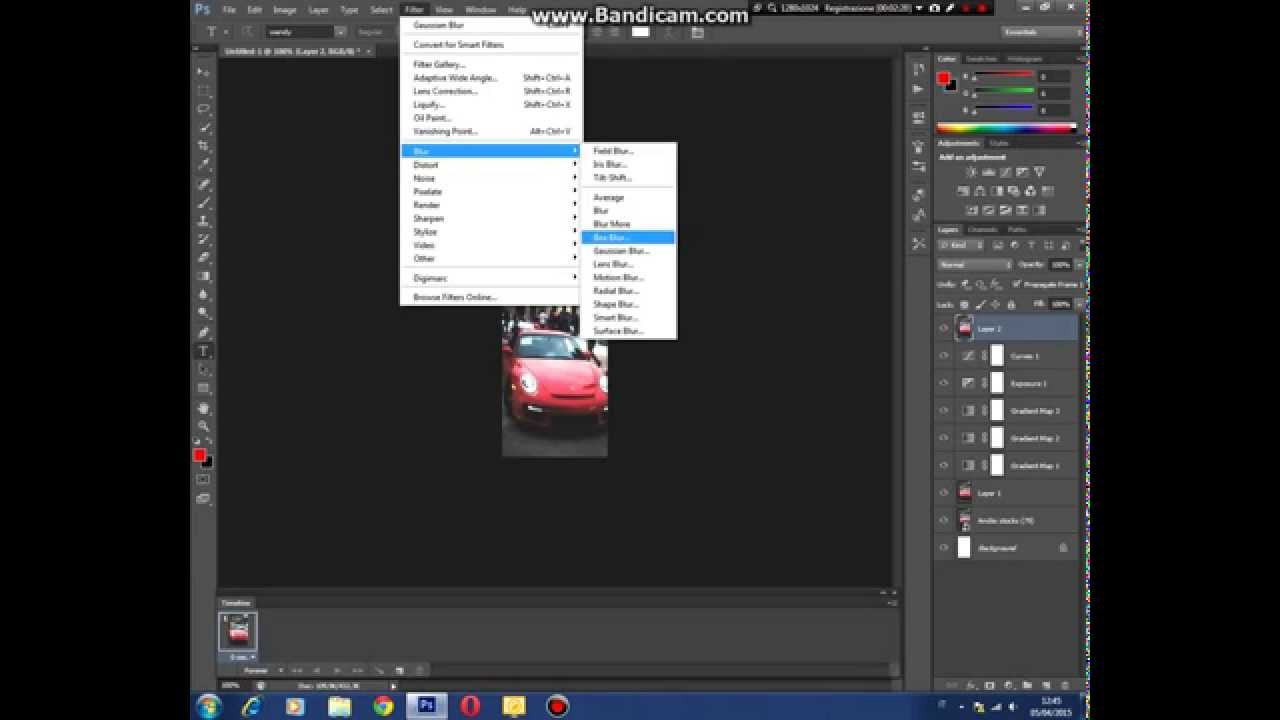 Tutorial Blur Youtube
