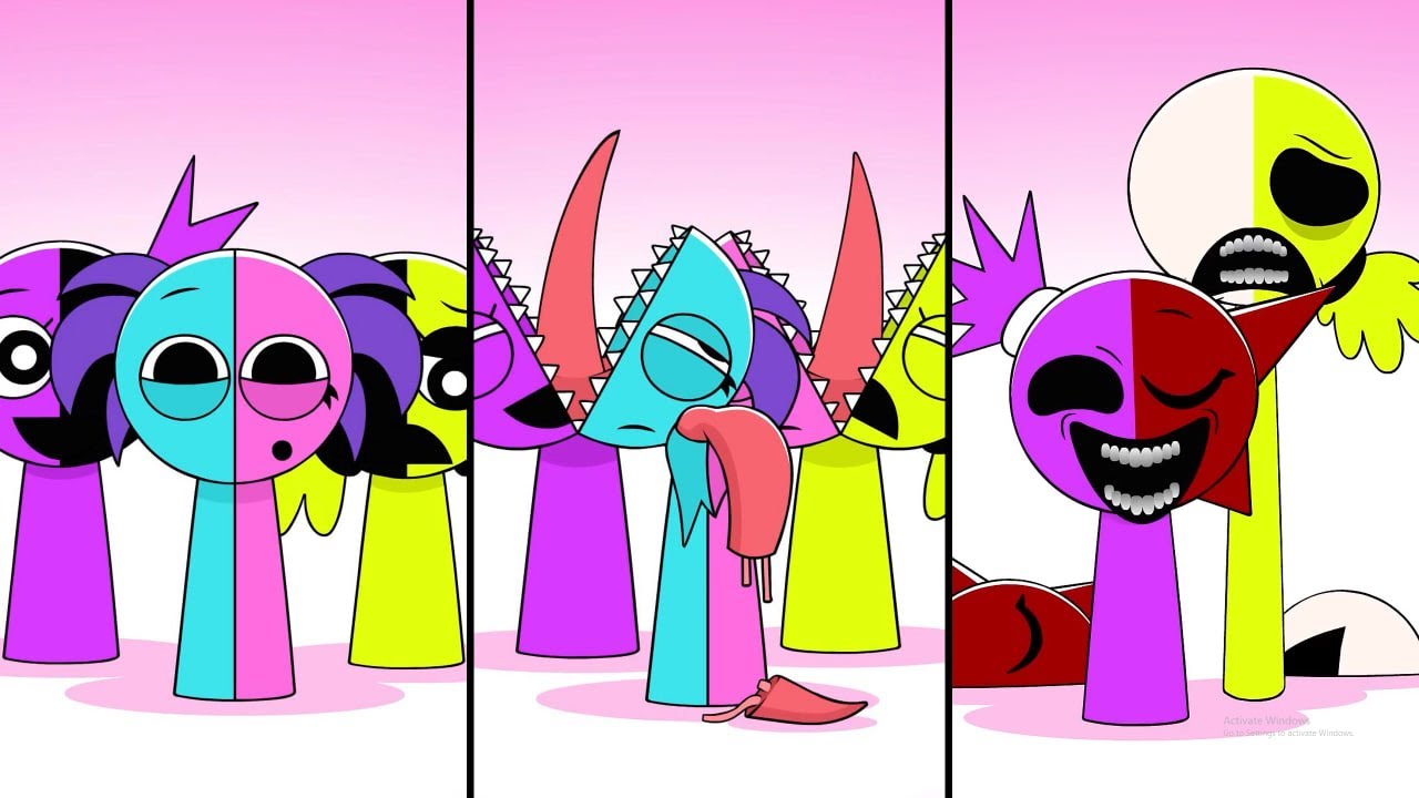 Sprunki Oc Semihemi Meets Kiki And Bouba Sprunki Oc All Phases Sprunki