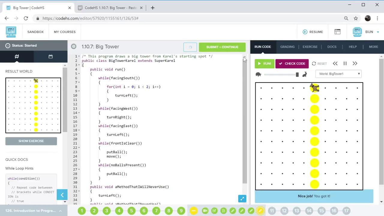 Codehs Nitro Unit 10 Answers At Jerome Weeks Blog