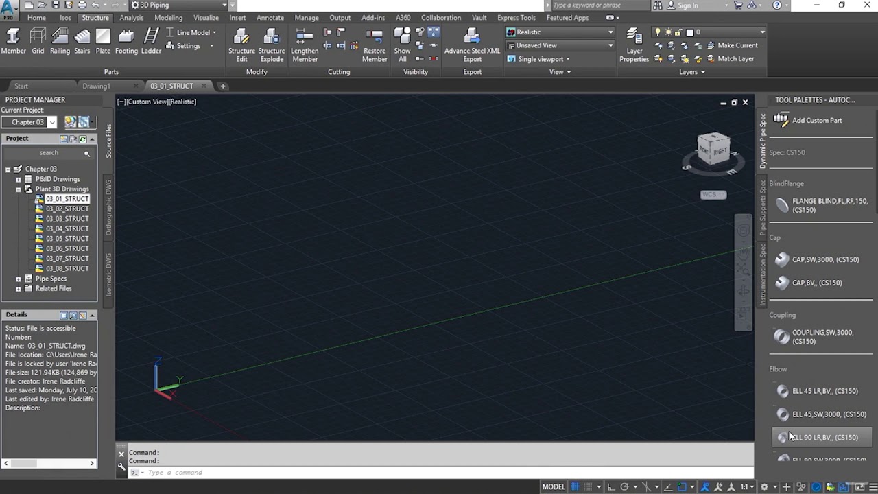 How To Creating A Structural Grid In Autocad Plant 3d Essential Youtube