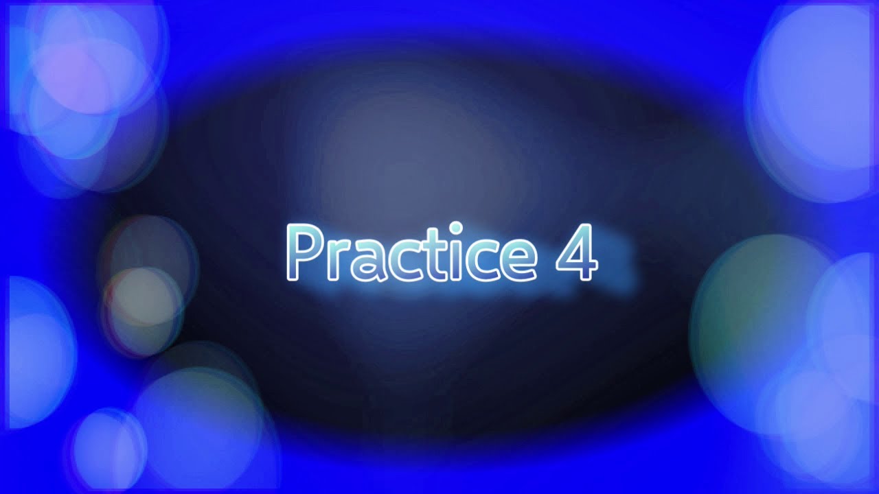 Live Practice 4 Youtube