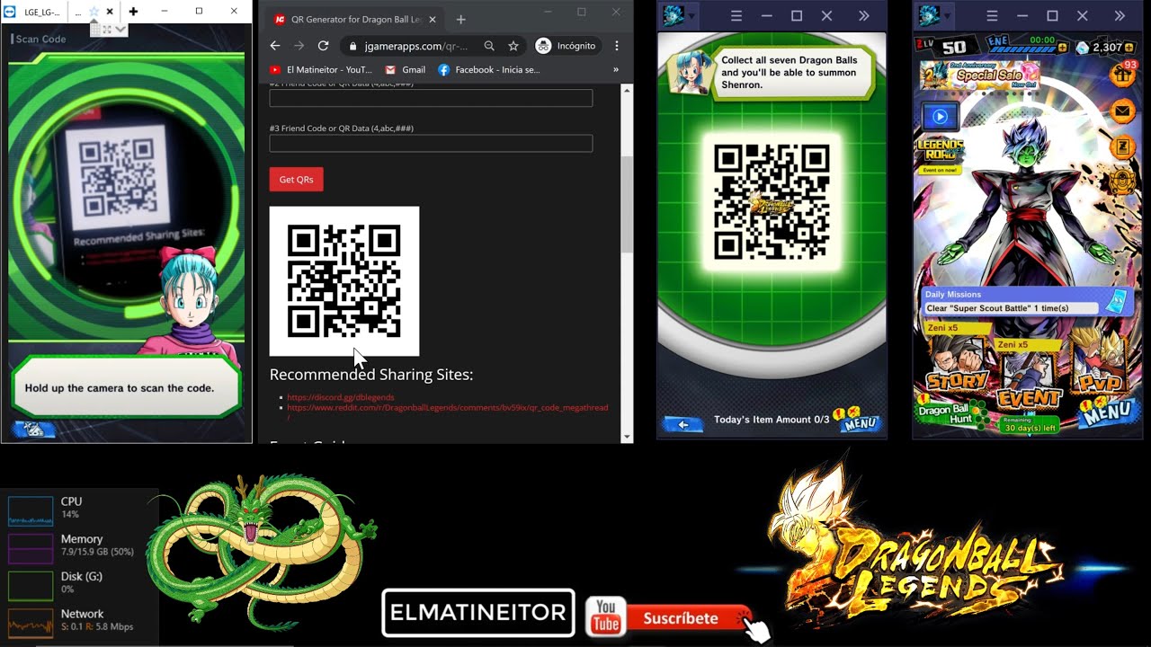 Db Legends Shenron Qr Code Generator Tips For Dragon Ball Hunt R
