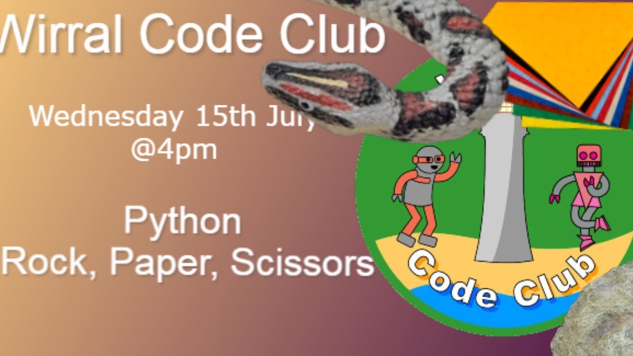Wirral Code Club Python Rock Paper Scissors Youtube