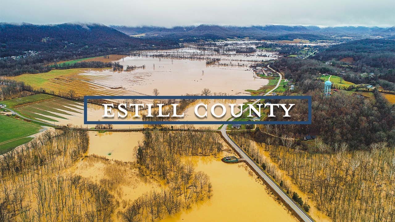 Estill County Kentucky Flooding Drone Video Youtube