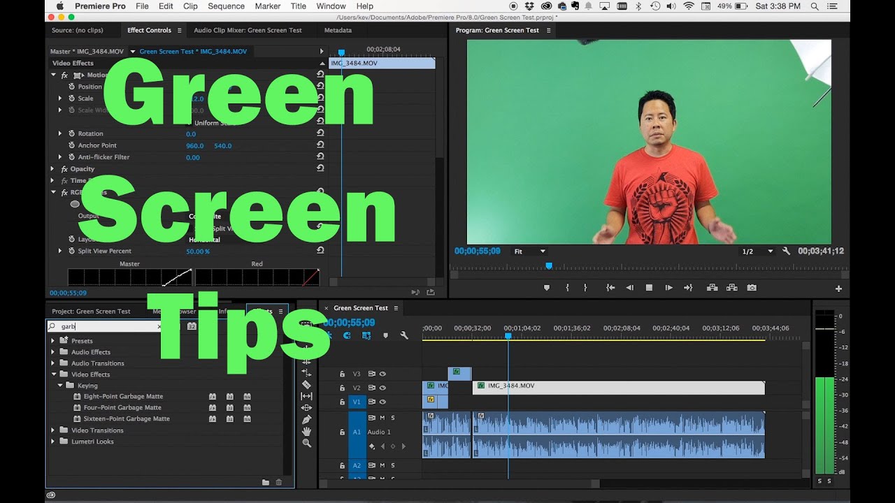 Green Screen Tips Youtube