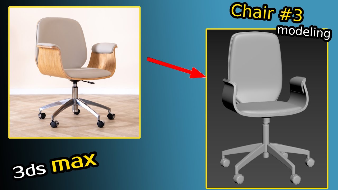 Chair Modeling 3 In 3dsmax Youtube