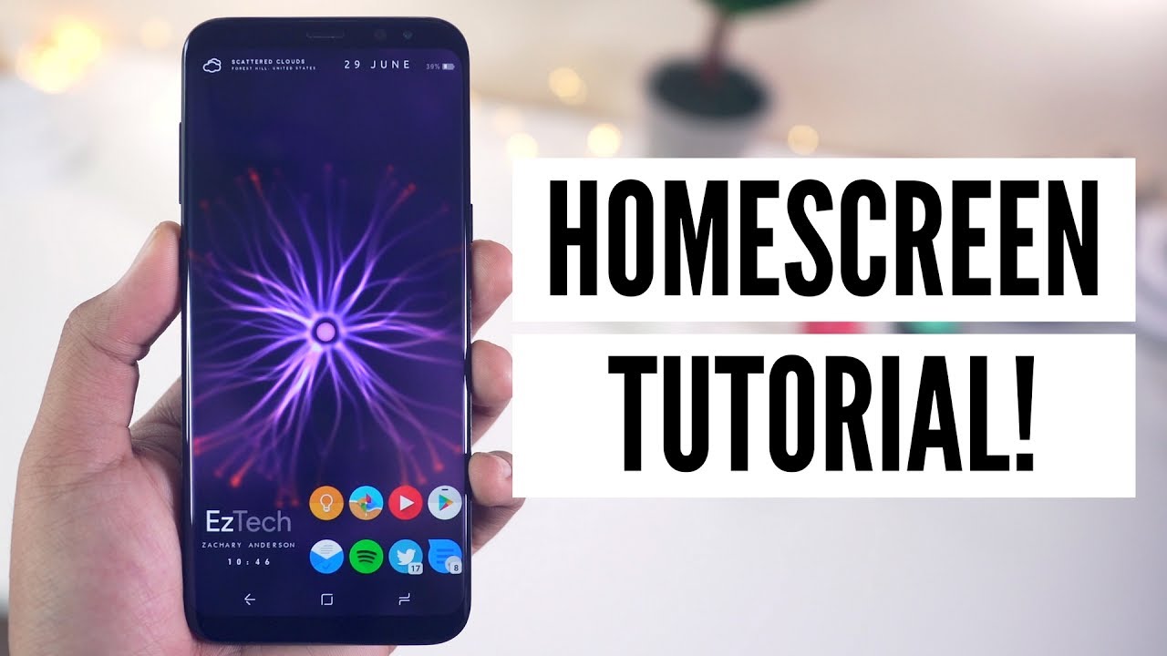 Homescreen Setup Tutorial Step By Step Youtube