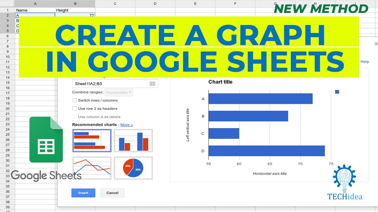 How To Create A Graph In Google Sheets 2025 New Method Youtube