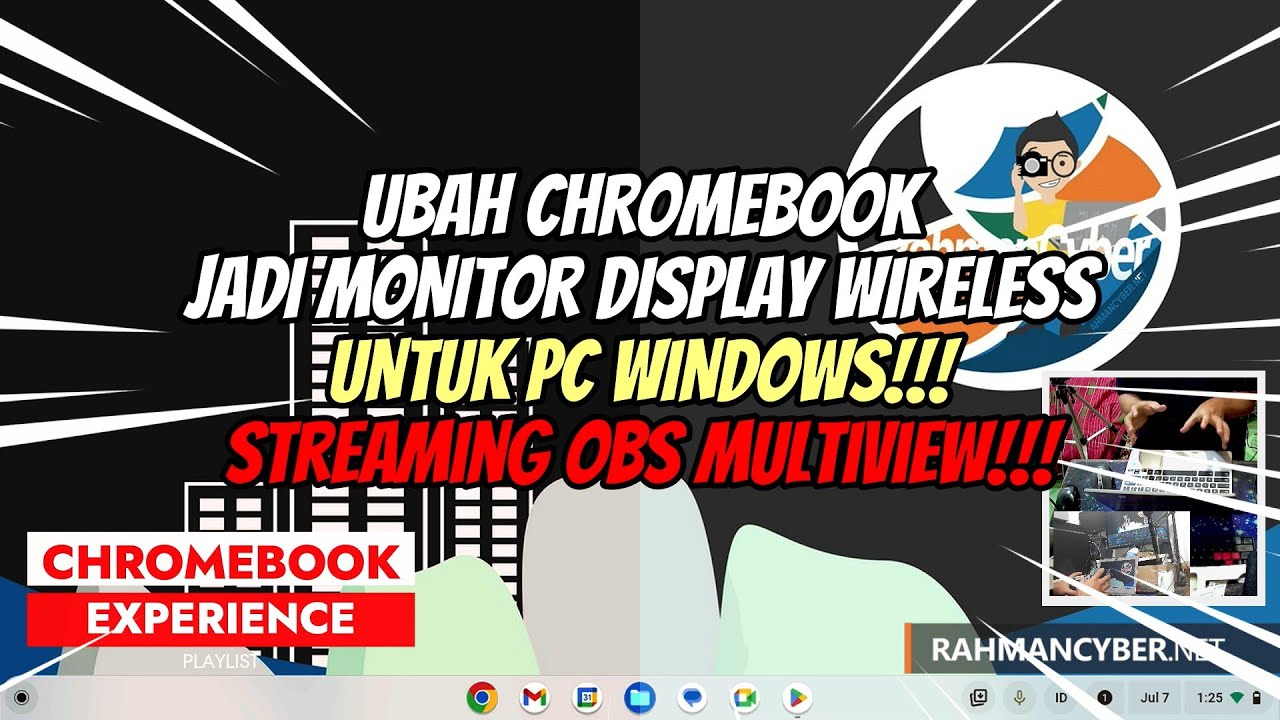 Tutorial Streaming Obs Studio 04 Multi Display Wireless Monitor Pake