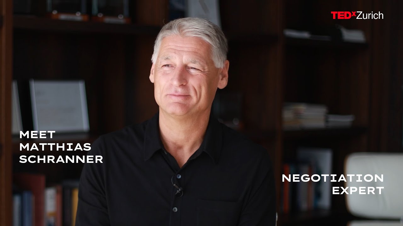 Tedxzurich Meet Speaker Matthias Schranner Global Negotiation Expert