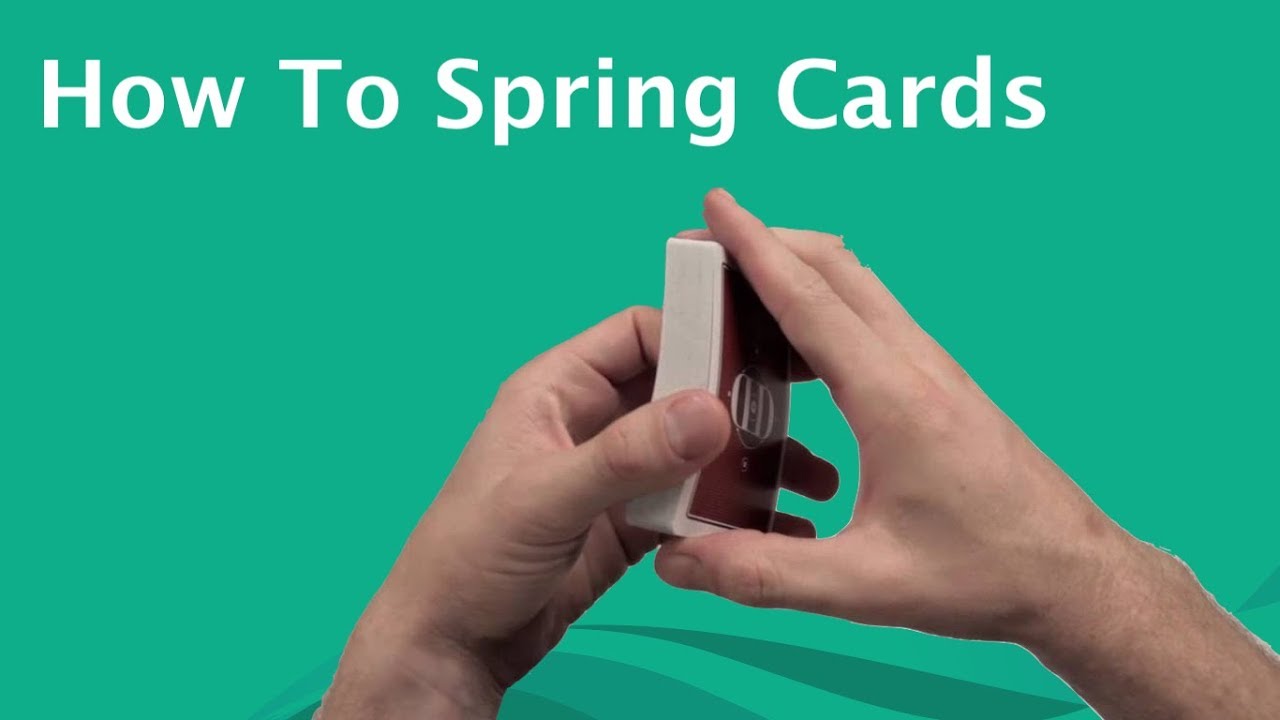 Card Spring Flourish Tutorial Hd Youtube