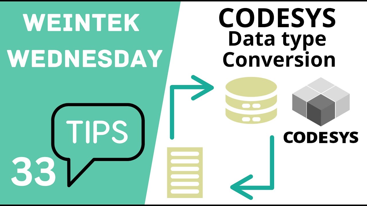 33 How To Convert Between Data Types In Codesys Weintek Usa Youtube