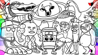 Italian Brainrot Animals New Coloring Pages How To Color Top 10 Best