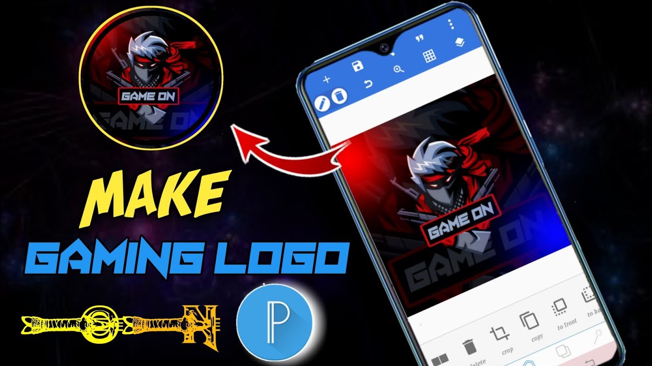 рџ ґmake Gaming Logo On Android Gaming Logo Kaise Banaye Gaming Logo