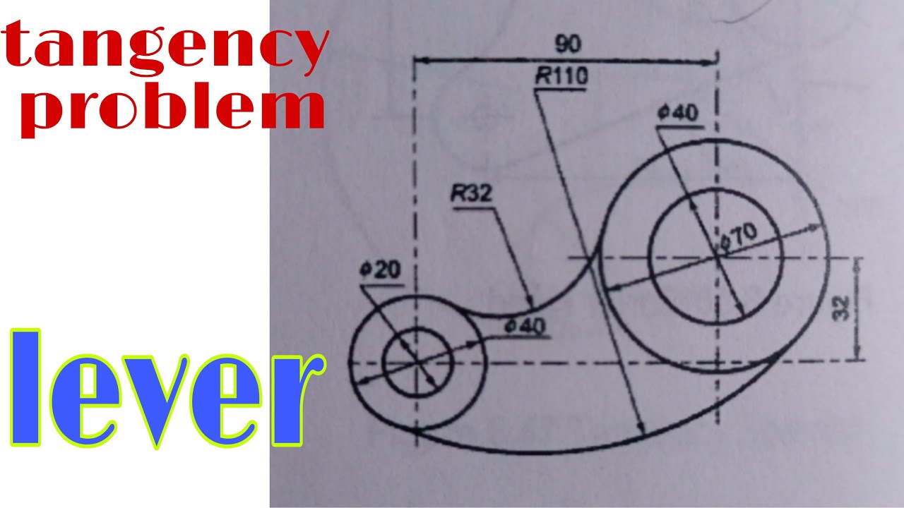 Tangency Problem How To Construct A Lever Youtube