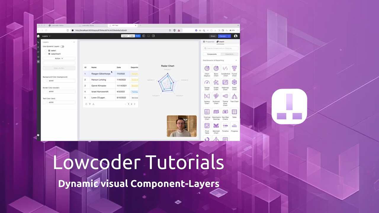 Lowcoder Tutorial Dynamic Layers Youtube