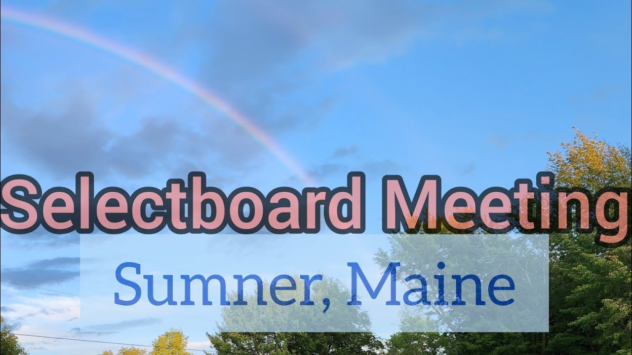 Selectboard Meeting 08 27 2024 Youtube