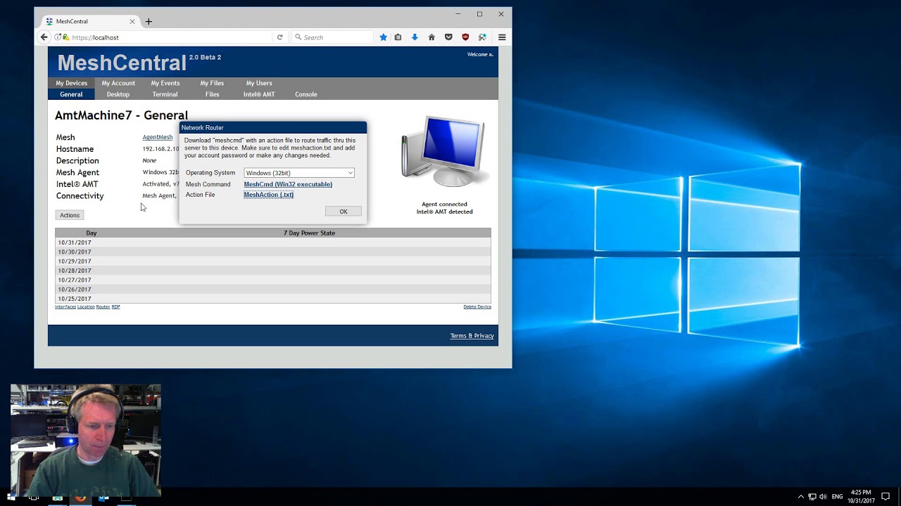 Meshcentral2 Meshcmd Router Youtube