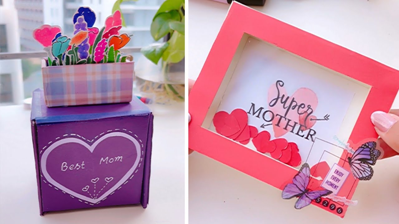 Diy Mother S Day Gifts Idea Easy Paper Crafts Gifts For Your Mom
